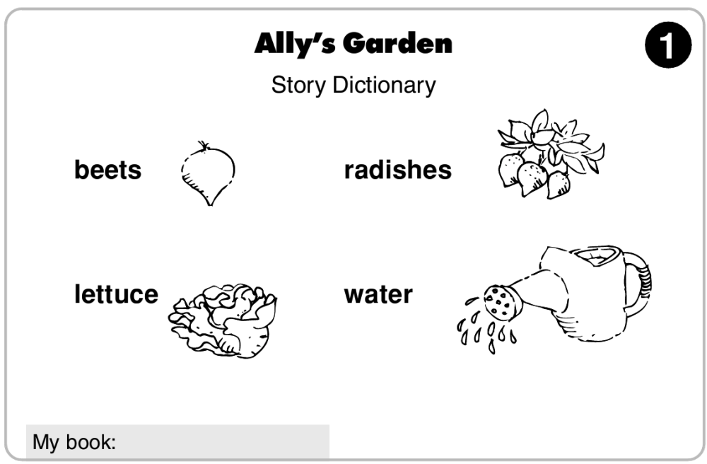 Ally's Garden page 1. Interactive worksheet | TopWorksheets