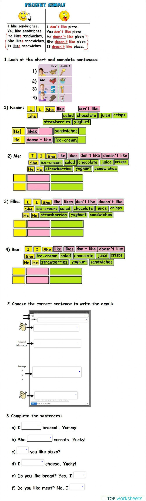 Other: interactive worksheets and online exercises | TopWorksheets