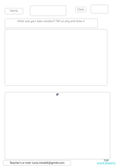 Vacations.. Interactive worksheet | TopWorksheets