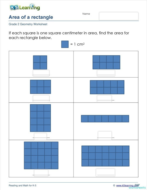 Area Worksheet 2. Interactive worksheet | TopWorksheets