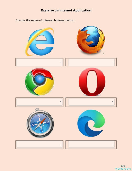 ICT 3 - Internet Application. Interactive worksheet | TopWorksheets