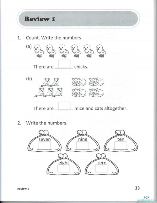 Tahun 1: interactive worksheets and online exercises | TopWorksheets