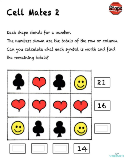Math: interactive worksheets and online exercises | TopWorksheets