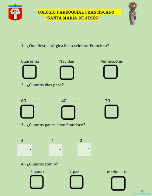 Primaria: fichas interactivas y ejercicios online | TopWorksheets