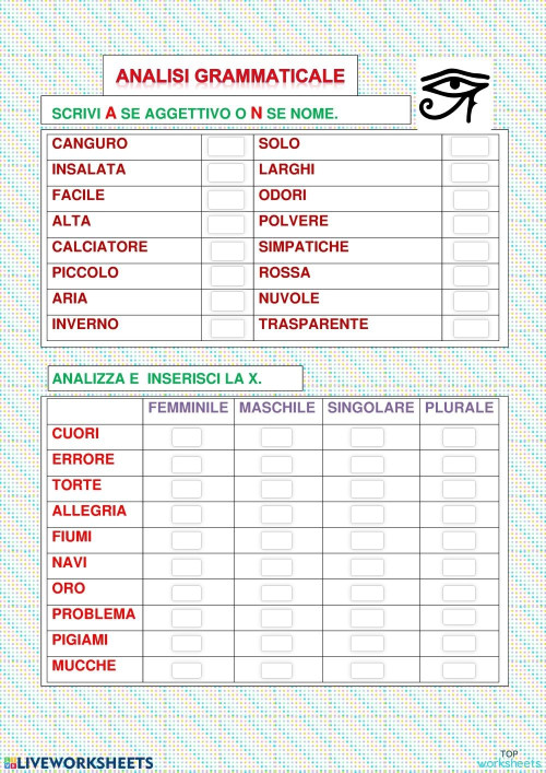 RIPASSIAMO. Interactive worksheet | TopWorksheets