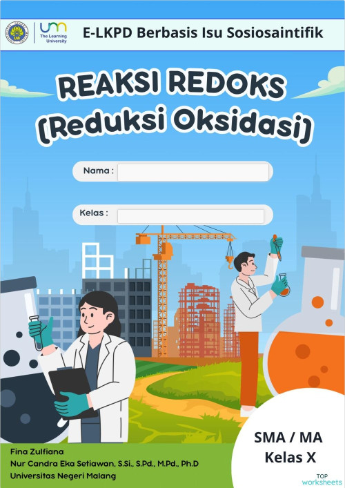 LKPD REAKSI REDOKS 1. Lembar kerja interaktif | TopWorksheets