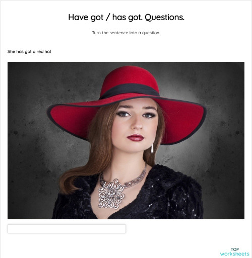 Have got / has got. Questions.. Interactive worksheet | TopWorksheets