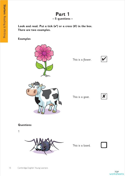 Exam Practice 1. Interactive worksheet | TopWorksheets