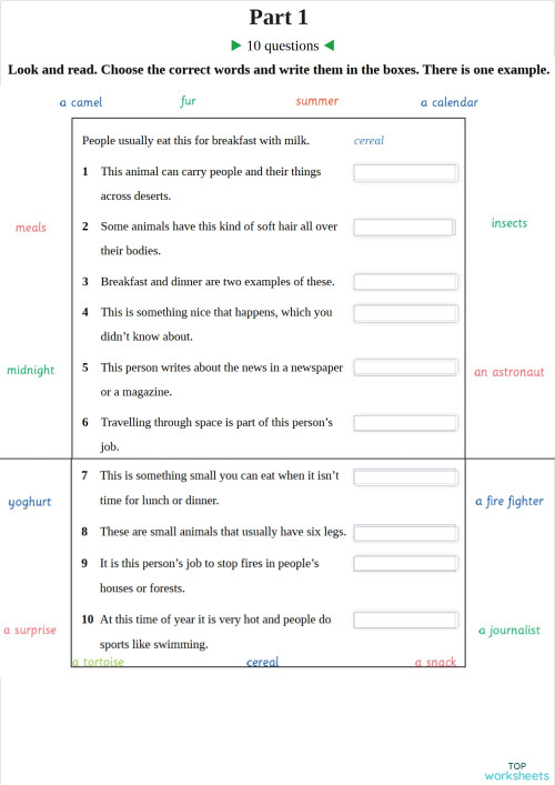 My house A1/A2. Interactive worksheet | TopWorksheets