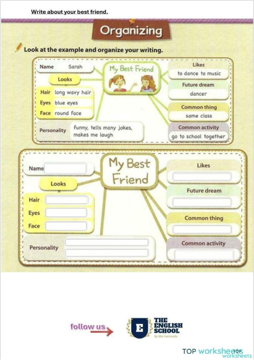 My Best friend. Interactive worksheet | TopWorksheets