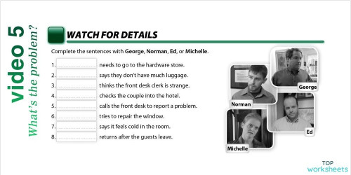 IC306 video 05. Interactive worksheet | TopWorksheets