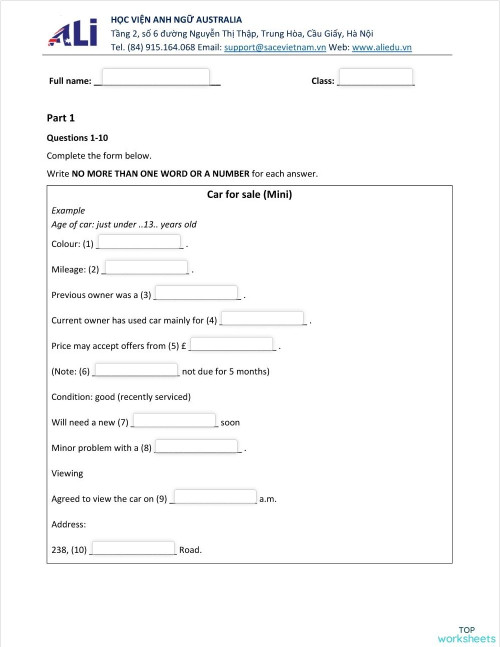 Step by Step 1 (unit 6). Interactive worksheet | TopWorksheets