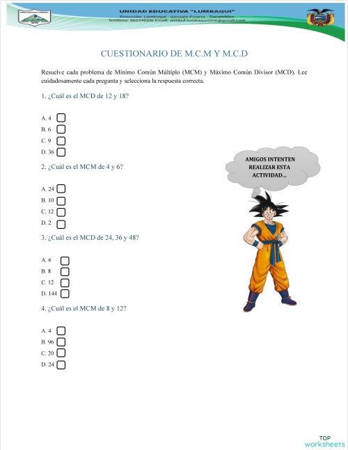 NUMBERS AND COLOURS. Ficha interactiva | TopWorksheets