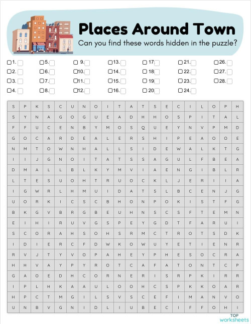 Word Search Antonio. Interactive worksheet | TopWorksheets