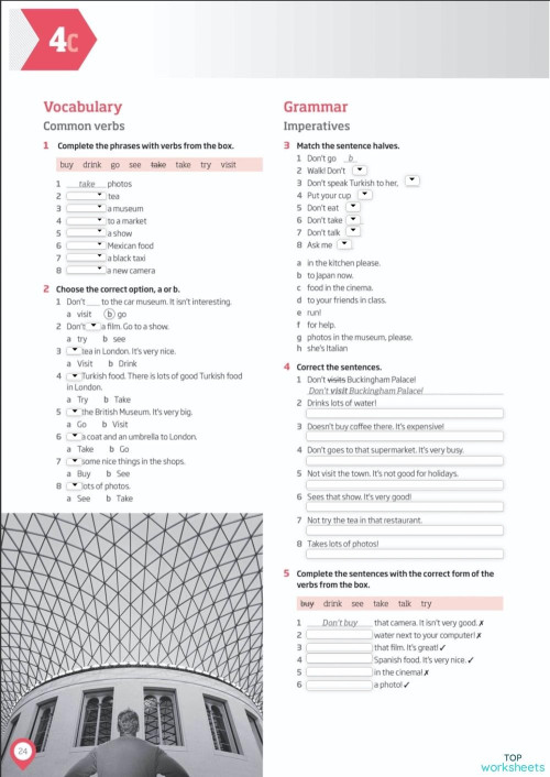roadmap a1 4c. Interactive worksheet | TopWorksheets