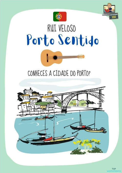Guia - Cidade do Porto 1. Ficha interativa | TopWorksheets