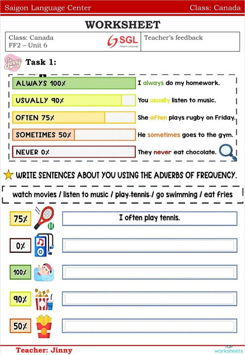 FF2.Unit 6.3. Interactive worksheet | TopWorksheets