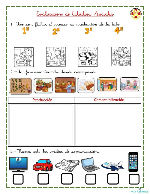 Sectores económicos: fichas interactivas y ejercicios online ...