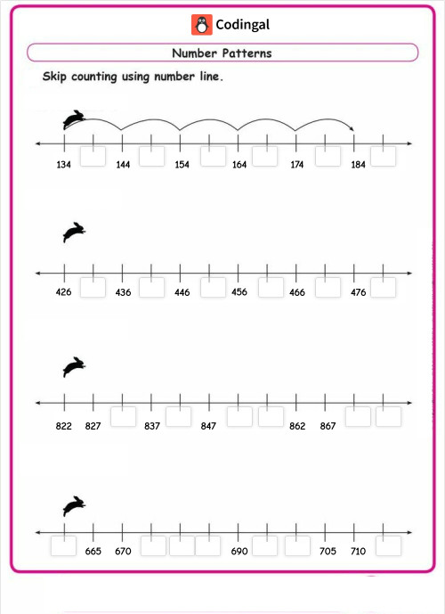 M_G02M02L08_WC02_Skip count by 5's. Interactive worksheet | TopWorksheets