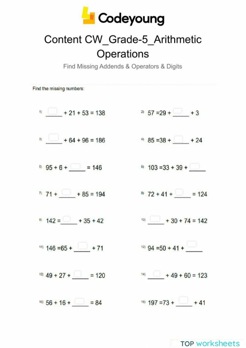 Other: interactive worksheets and online exercises | TopWorksheets