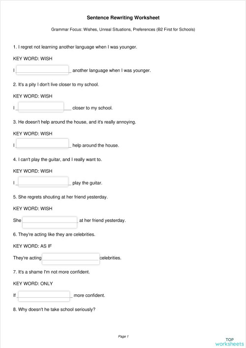 Starters - Reading and Writing - Sample Test 1. Interactive worksheet ...