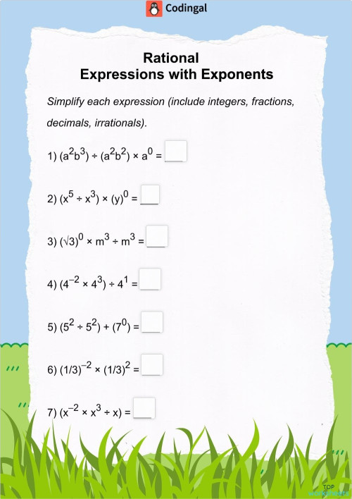 M_G08M05L15_WA02_Exponent_of_Zero_&_Solving_Problems_4. Interactive ...