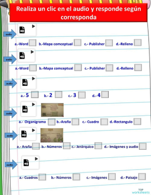 Escucha el audio y responde las preguntas. Ficha interactiva ...