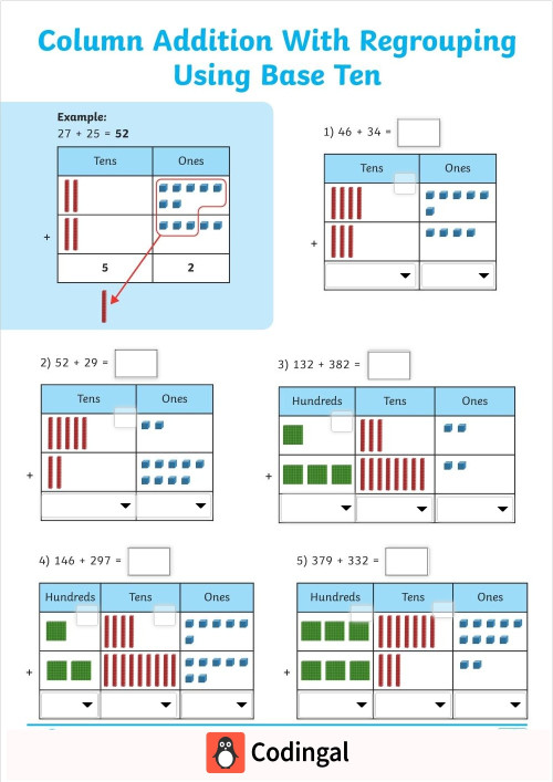 Task for M_G02M05L25_WC02_Addition of Three-Digit and Two-Digit Numbers (With Regrouping ...