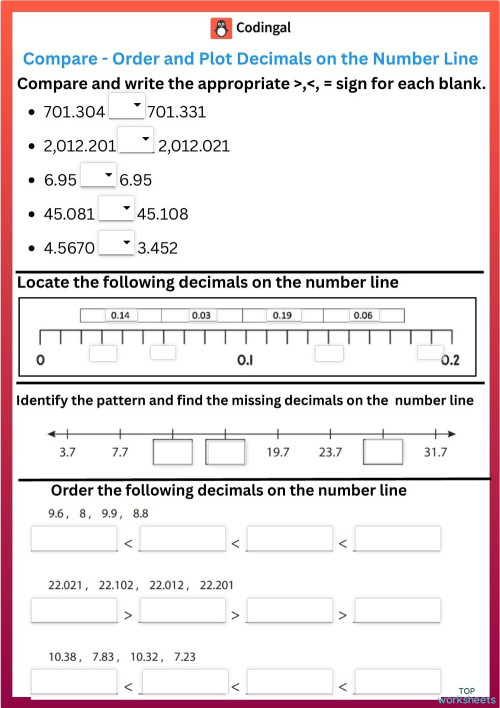 M_G05M07L16_WA01_Decimals_on_the_Number_Line_3. Interactive worksheet ...