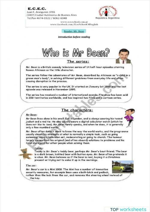 Interactive worksheets and online exercises in english | TopWorksheets