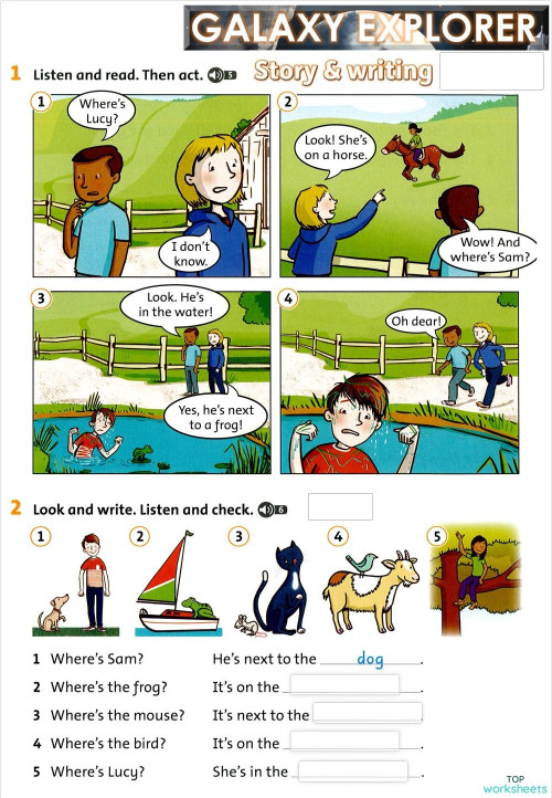 Ov 6 adjectives. Interactive worksheet | TopWorksheets