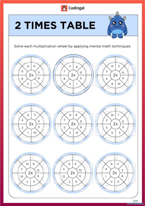 M_G01M11L37_WE01_Multiplying_by_2_5. Interactive worksheet | TopWorksheets