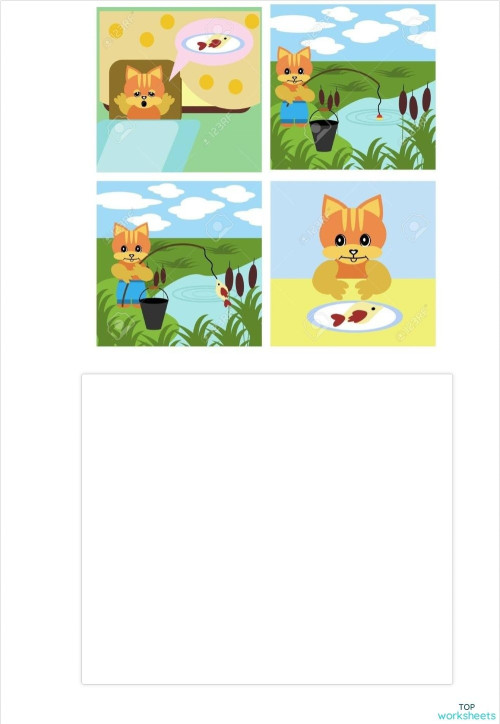 Write a story. Interactive worksheet | TopWorksheets