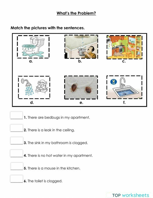 House Problems 2. Interactive worksheet | TopWorksheets