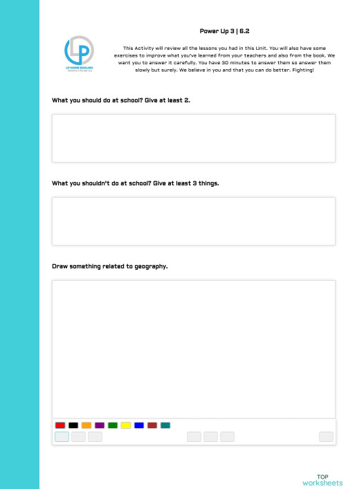 Power Up 3 | 6.2. Interactive worksheet | TopWorksheets