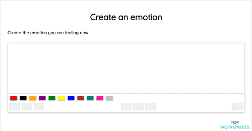 Create an emotion. Interactive worksheet | TopWorksheets