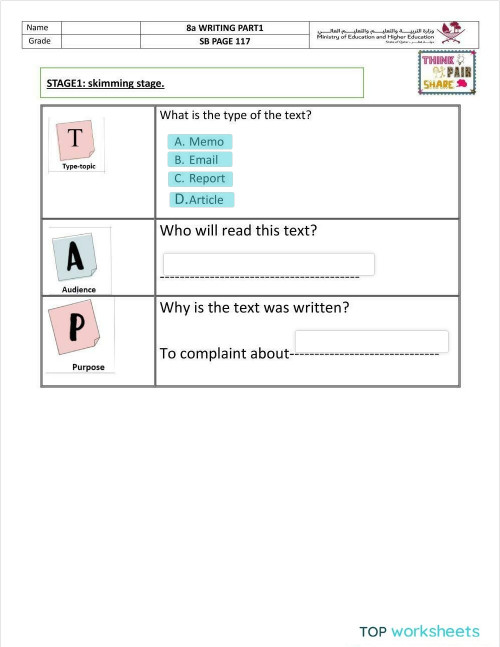 Tap strategy. Interactive worksheet | TopWorksheets