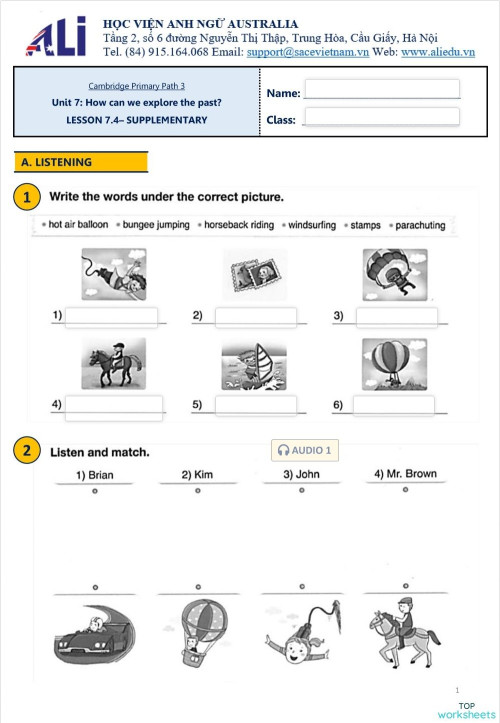 CP3_U7_L4_Supplementary. Interactive worksheet | TopWorksheets