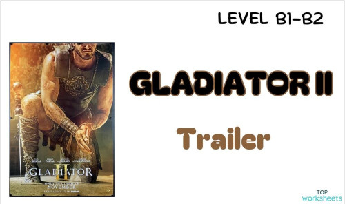 Gladiator A2-B1. Interactive worksheet | TopWorksheets