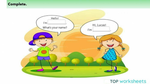 L1 - A2 - Hello, Reading and Writing. Interactive worksheet | TopWorksheets