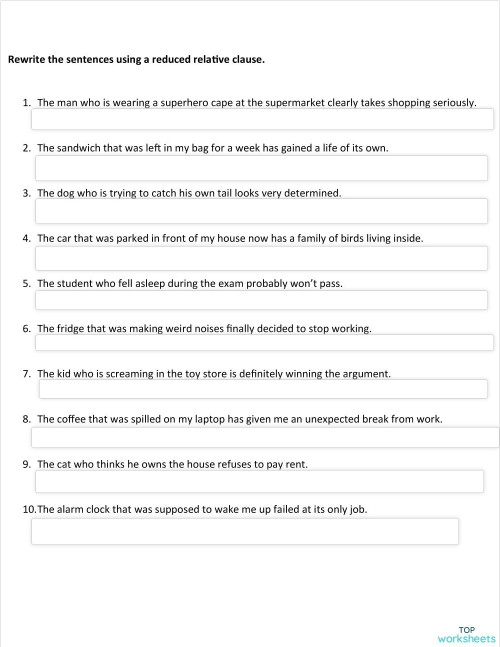 Starters - Reading and Writing - Sample Test 1. Interactive worksheet ...