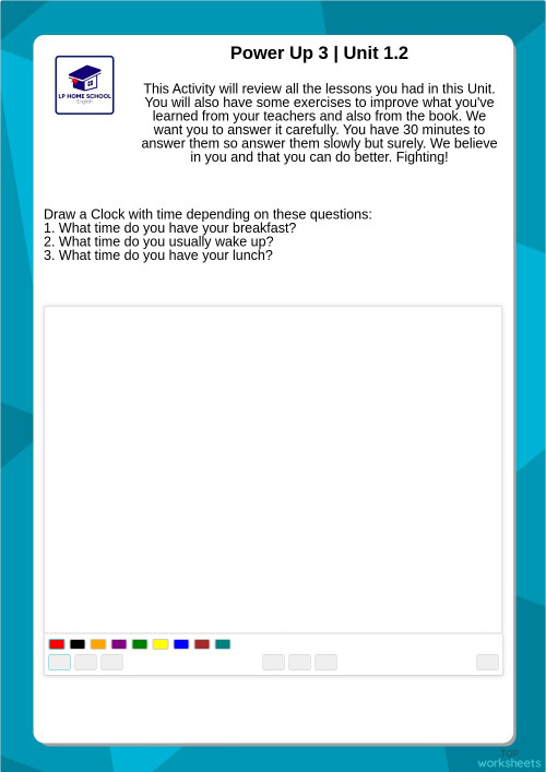 Power Up 3 | Unit 1.2. Interactive worksheet | TopWorksheets