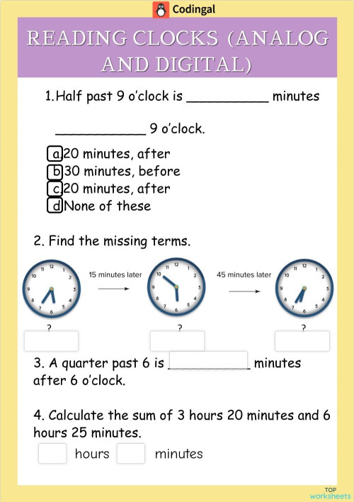 M_04M12L40_WE03_Reading_Clocks(Analog_and_Digital)_9. Interactive ...
