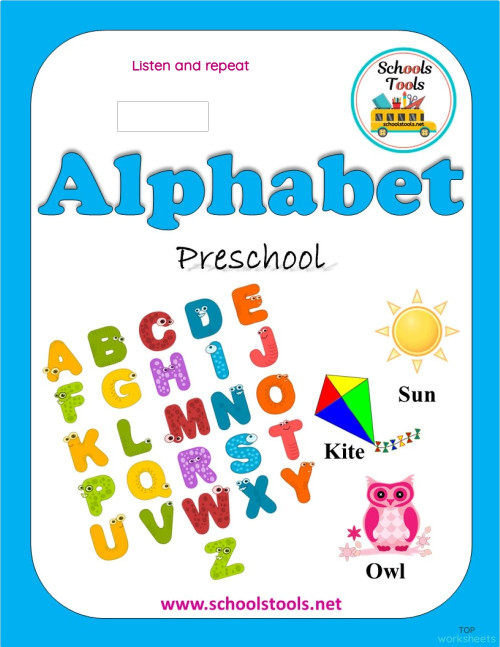 Alphabet Word Cards. Interactive worksheet | TopWorksheets