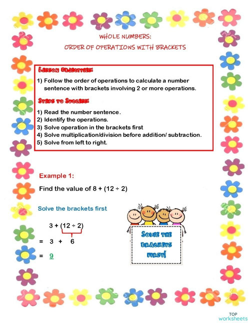 Yr 5 Order of Operations 6. Interactive worksheet | TopWorksheets