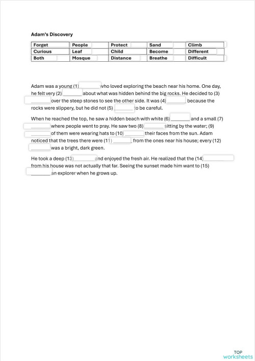 Match Vocabulary 3. Interactive worksheet | TopWorksheets