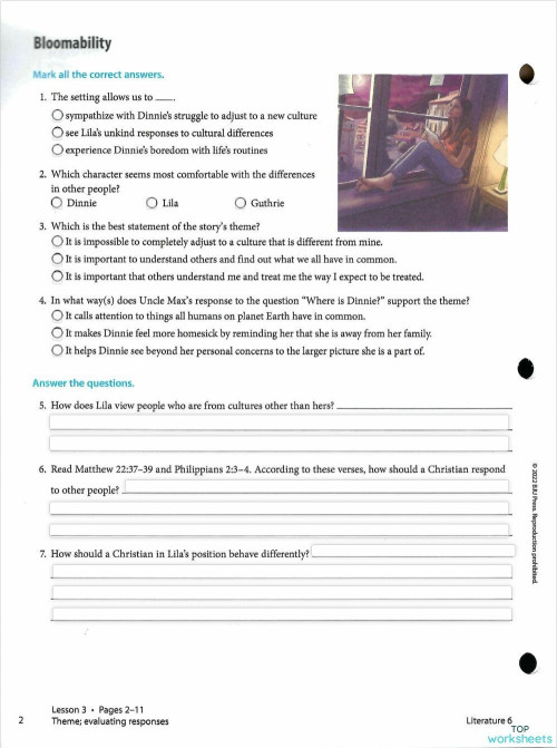 Unit 1: Bloomability Pg 2. Interactive worksheet | TopWorksheets