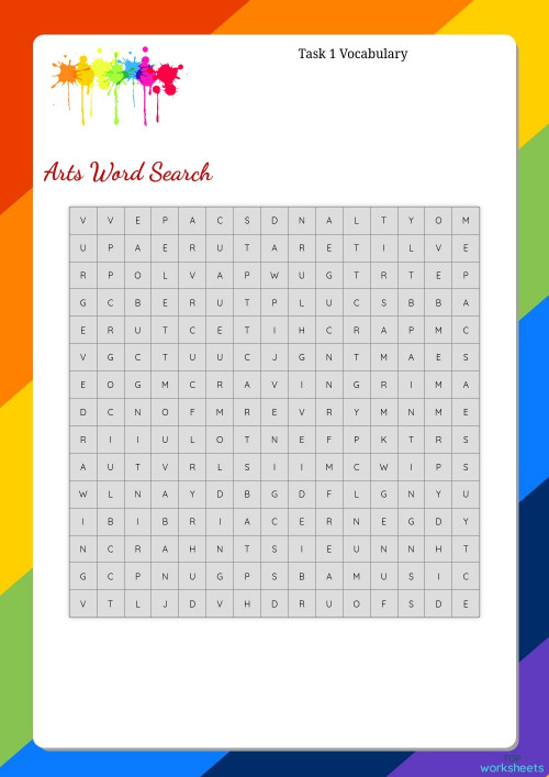 Task 1 Vocabulary. Interactive worksheet | TopWorksheets