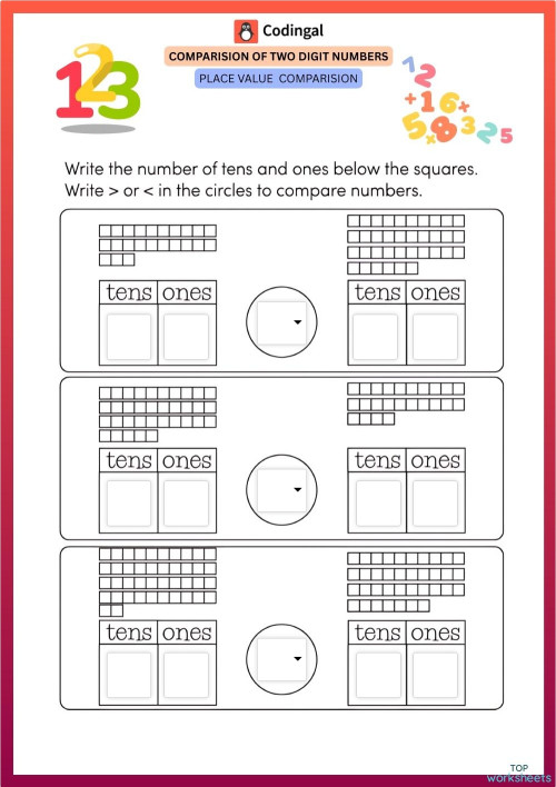 M_G01M04L10_WE02_Comparing_Numbers_6. Interactive worksheet | TopWorksheets
