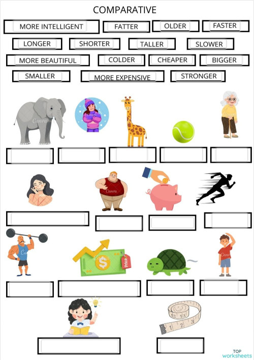 comparative-superlative. Interactive worksheet | TopWorksheets